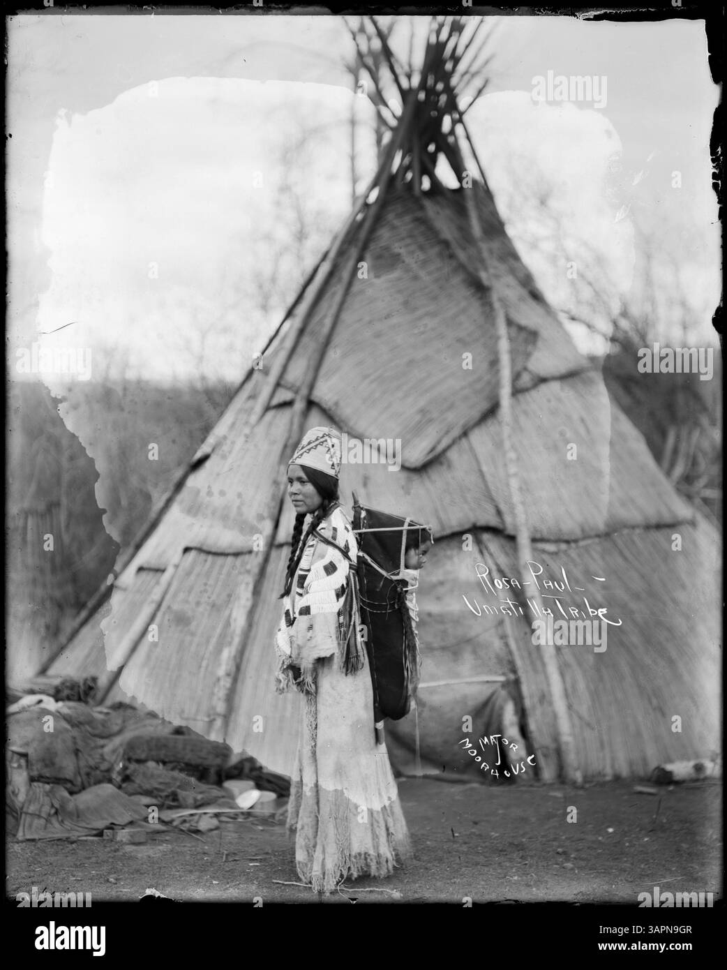 Photograph by Lee Moorhouse of Rosa Paul, a Walla Walla Indian woman ...