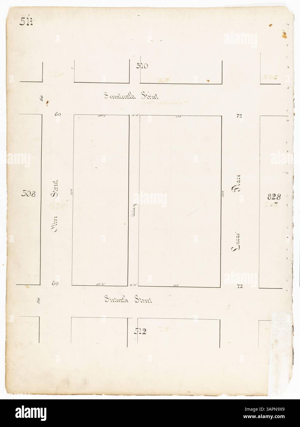 Survey blocks in city Cut Out Stock Images & Pictures - Alamy