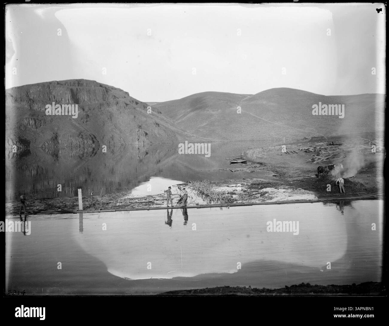 This photograph by Lee Moorhouse captures construction scenes at Coe ...