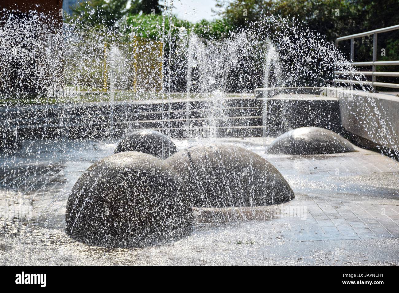 Nozzles spray water cool hi-res stock photography and images - Alamy