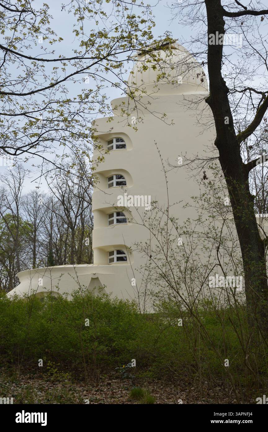 Berlin, Germany - April 13, 2025 - The Einstein Tower (Einsteinturm) in ...