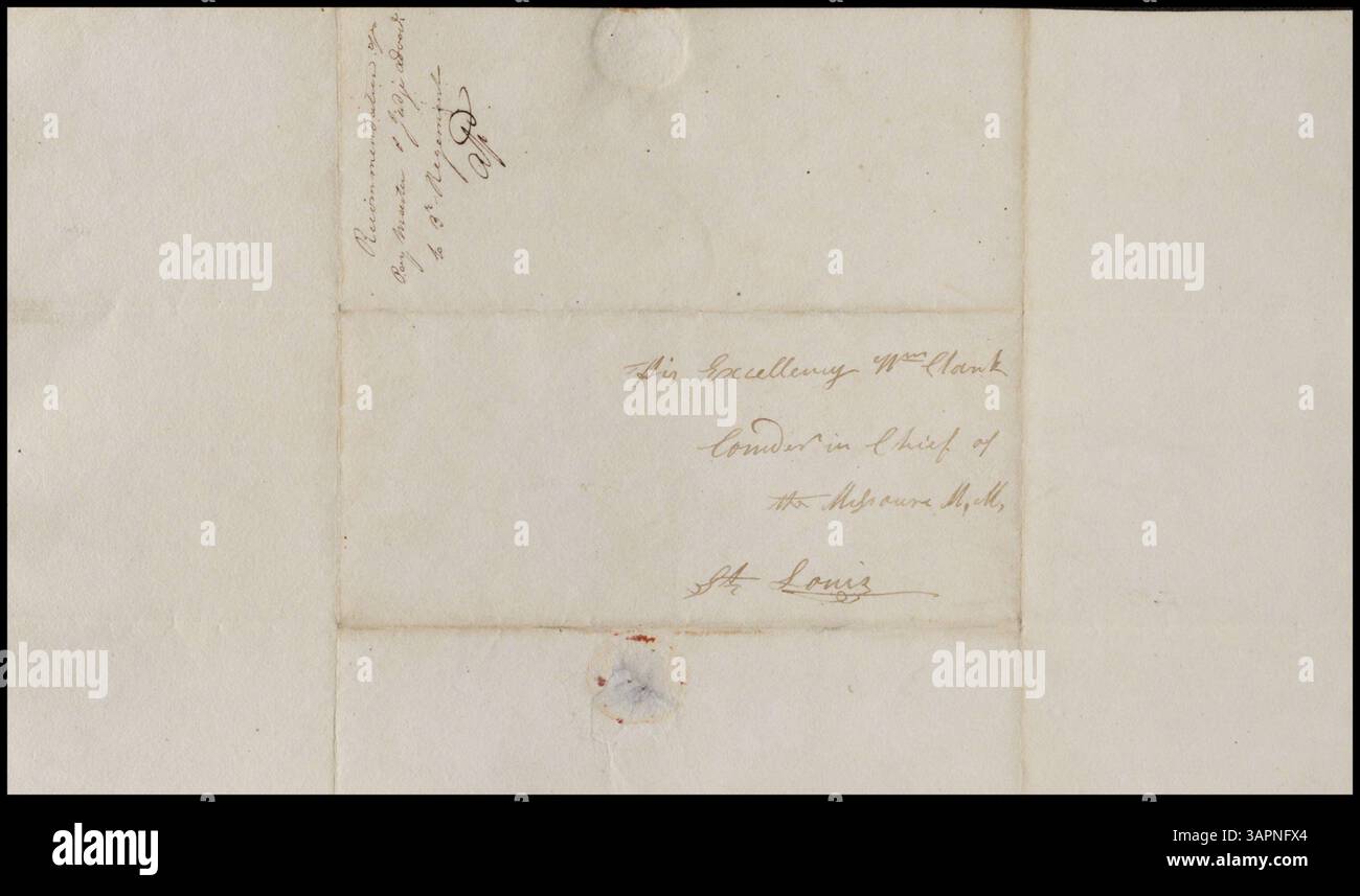 This letter, dated August 12, 1818, from Col. Ira Cottle and Lt. Col ...
