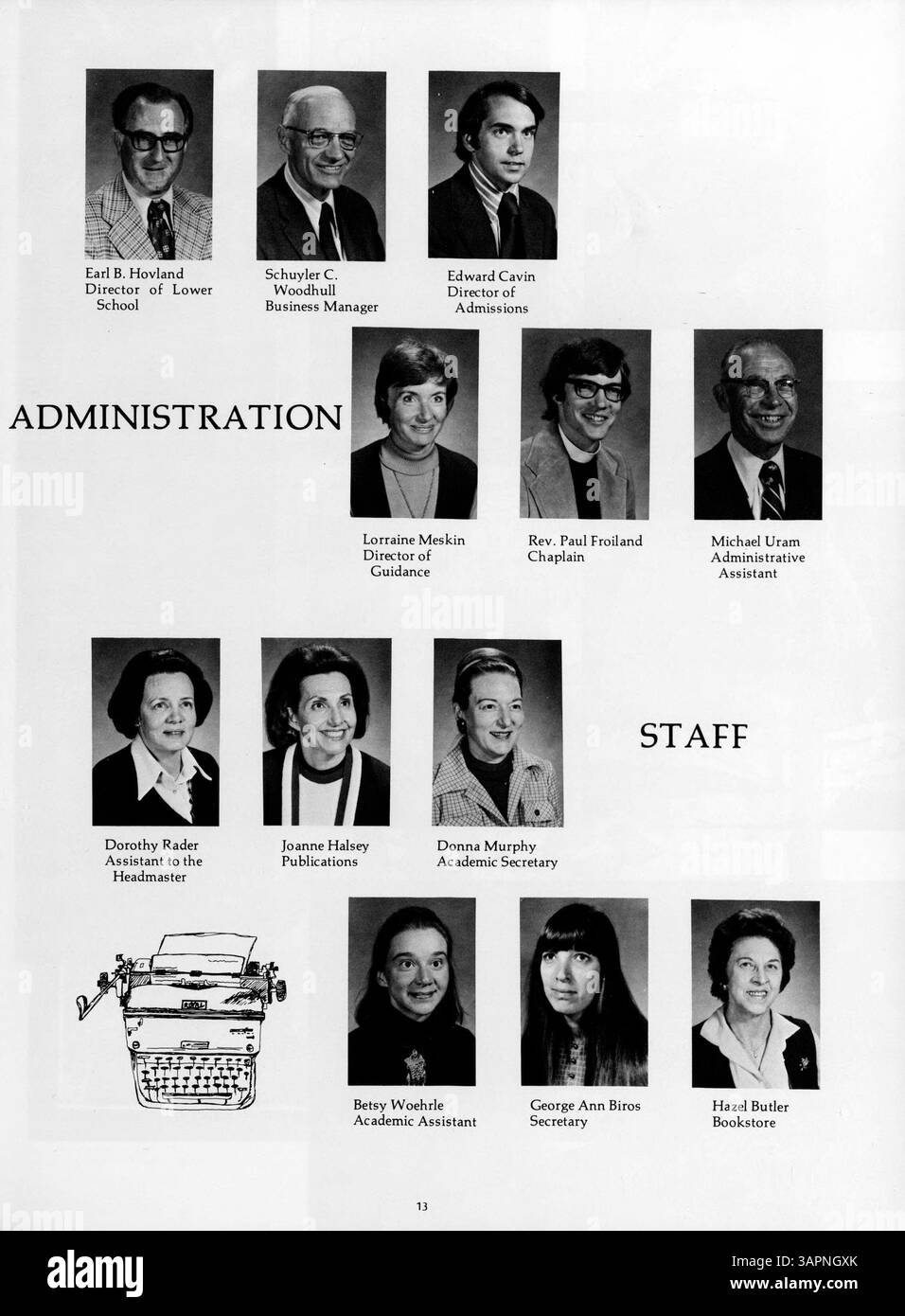 The 1975 Mustang yearbook from Breck School documents the school's key ...