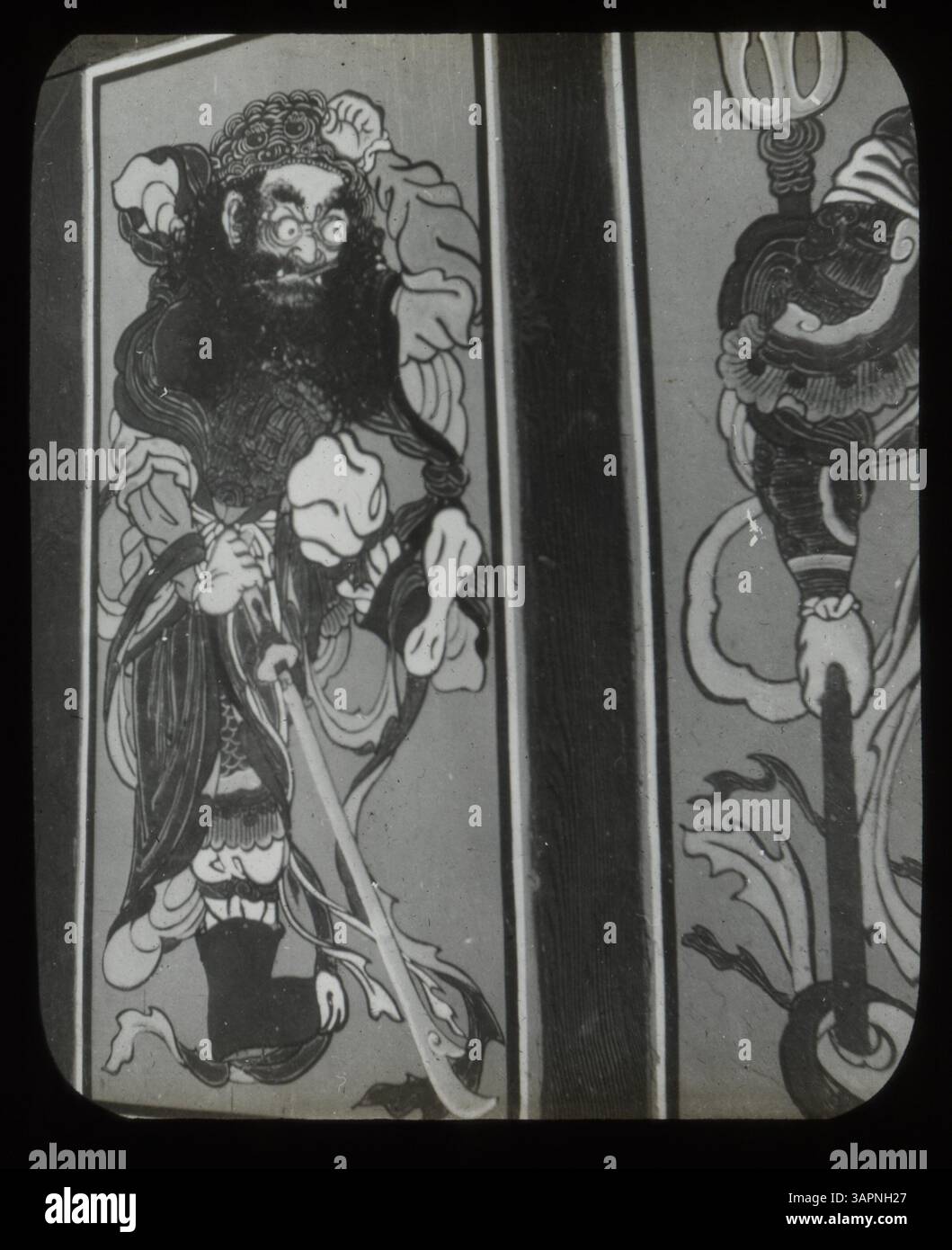 This 1913 photograph by Gertrude Bass Warner captures Shaku-Ji Suk-Wang ...