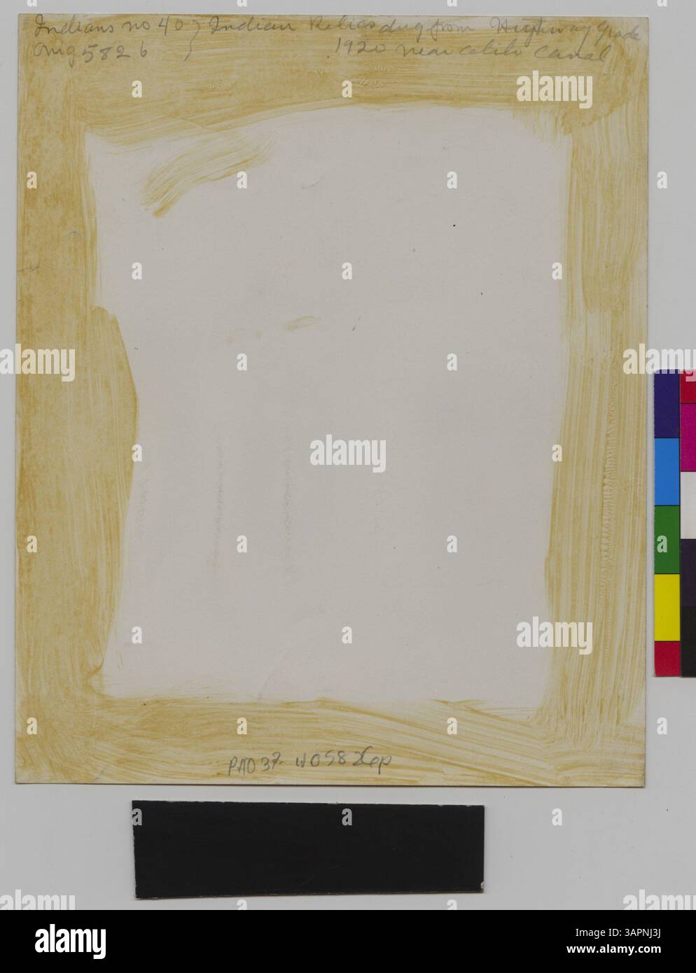 This image depicts Indian relics unearthed near Celilo in 1920 ...