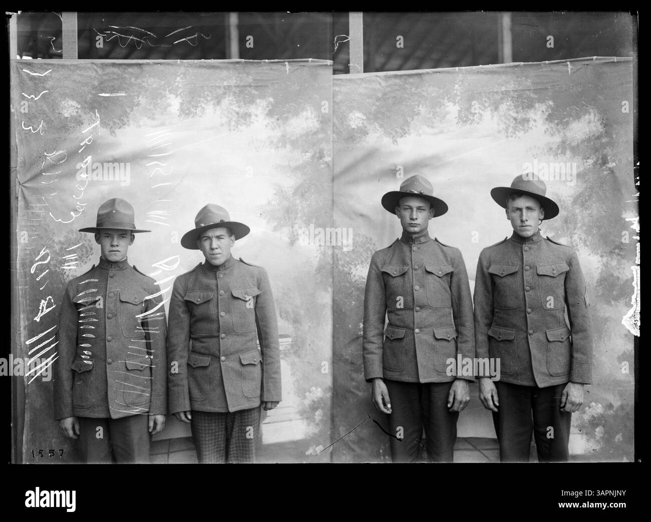 This image shows soldiers of Troop D, Cavalry, captured by Lee ...