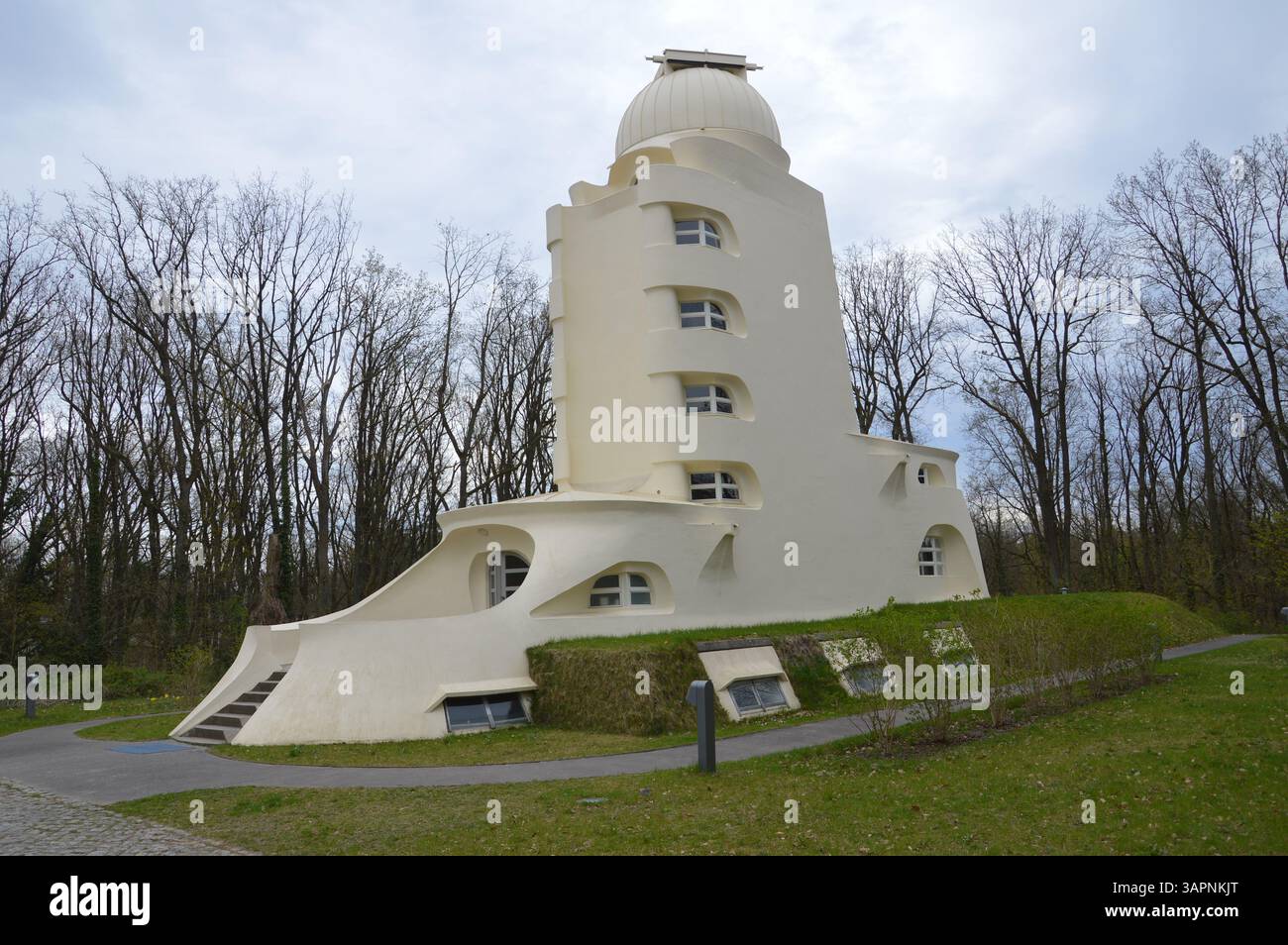 Berlin, Germany - April 13, 2025 - The Einstein Tower (Einsteinturm) in ...