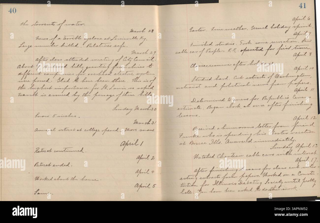 This diary, covering the years 1890 to 1895, provides insight into ...