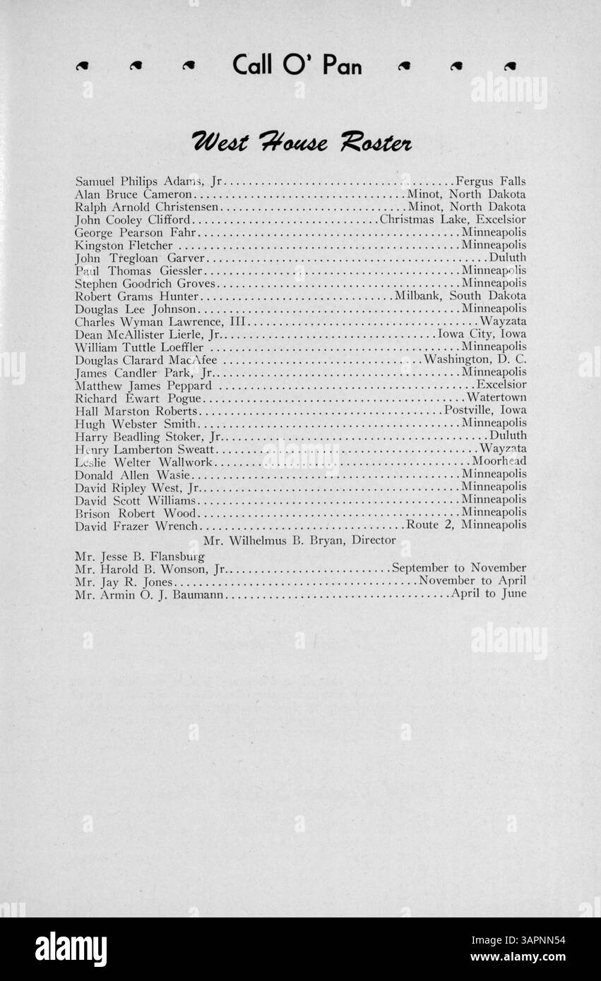 Call-O'-Pan, the 1944 Blake Yearbook, records the 1943-1944 school year ...