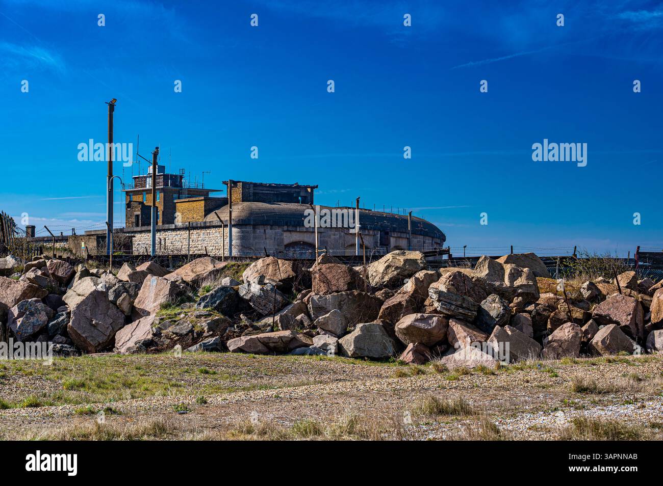 Garrison Point Fort at the end of Garrison Point peninsula at Sheerness ...