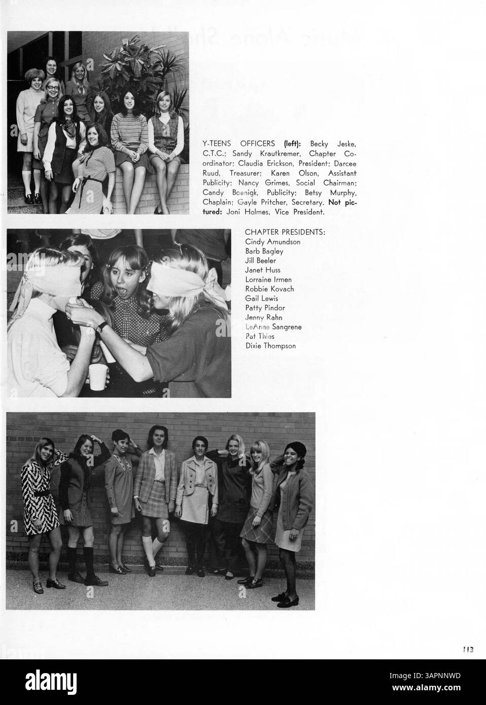 The 1970 Lincoln High School yearbook, '1970 Bear,' covers students ...