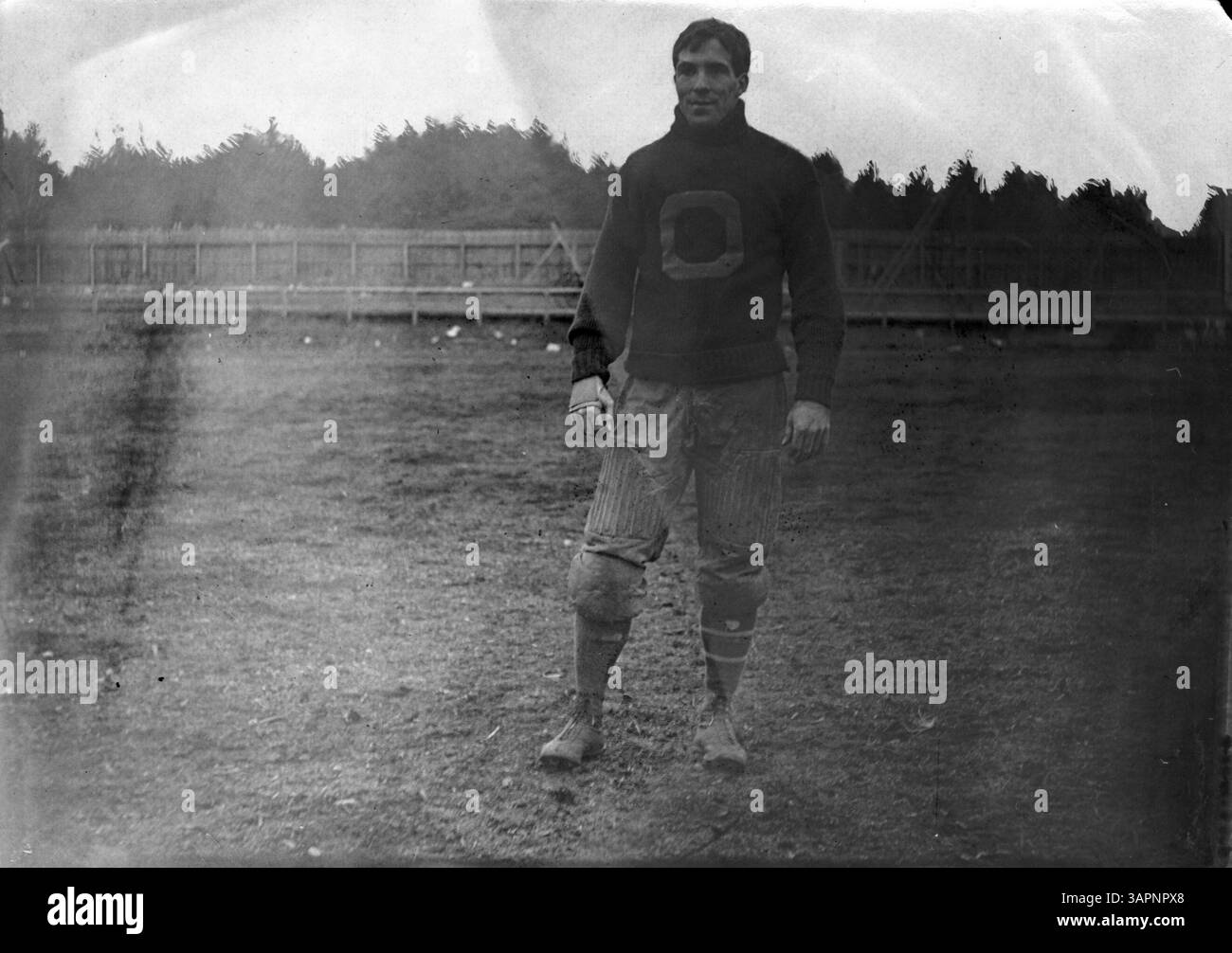 A black and white photograph of an unidentified University of Oregon ...
