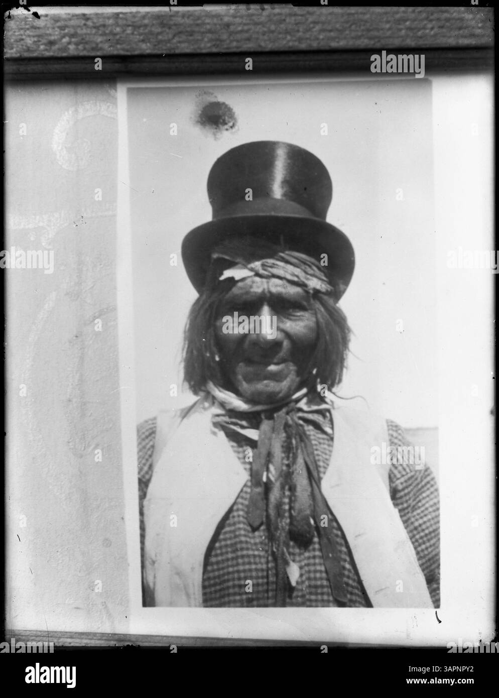 Portrait of a Native American man taken by Lee Moorhouse. The ...