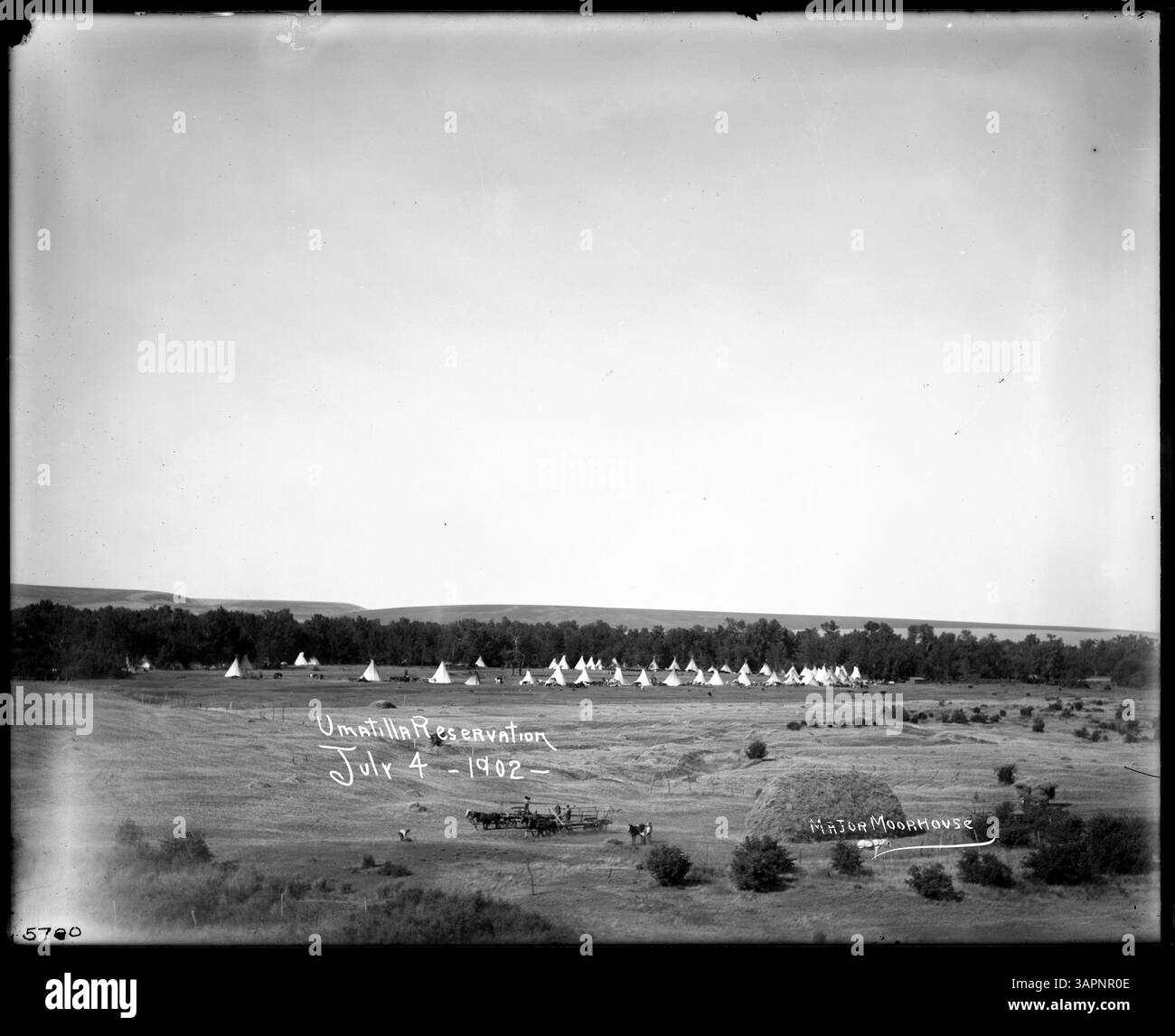This image captures scenes from the Umatilla Indian Reservation ...