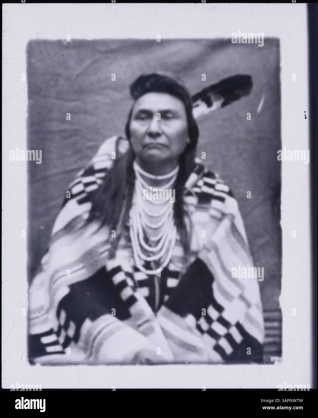 Photograph by Lee Moorhouse of Chief Joseph, a prominent Nez Perce ...