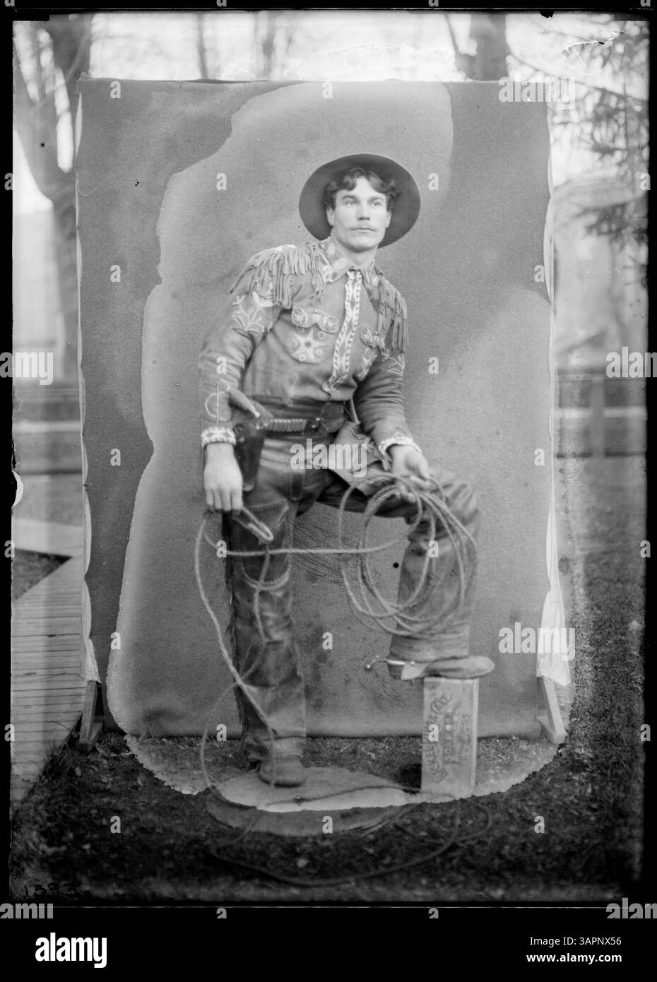 Photograph by Lee Moorhouse depicting Clark and Morrison, two men in ...