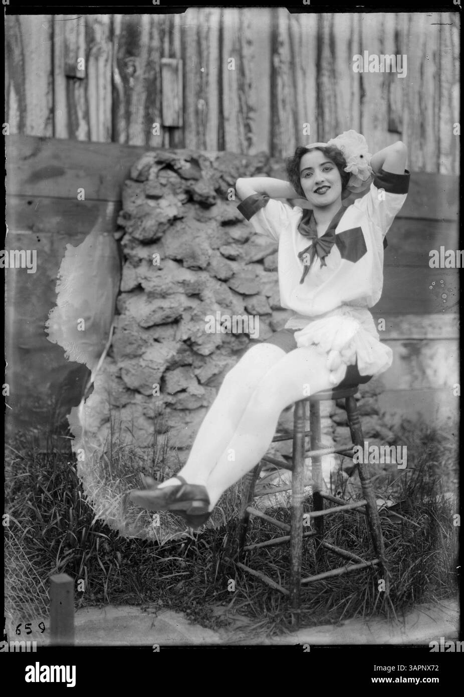 Actors in costume are photographed at the Grand Theater in Pendleton ...