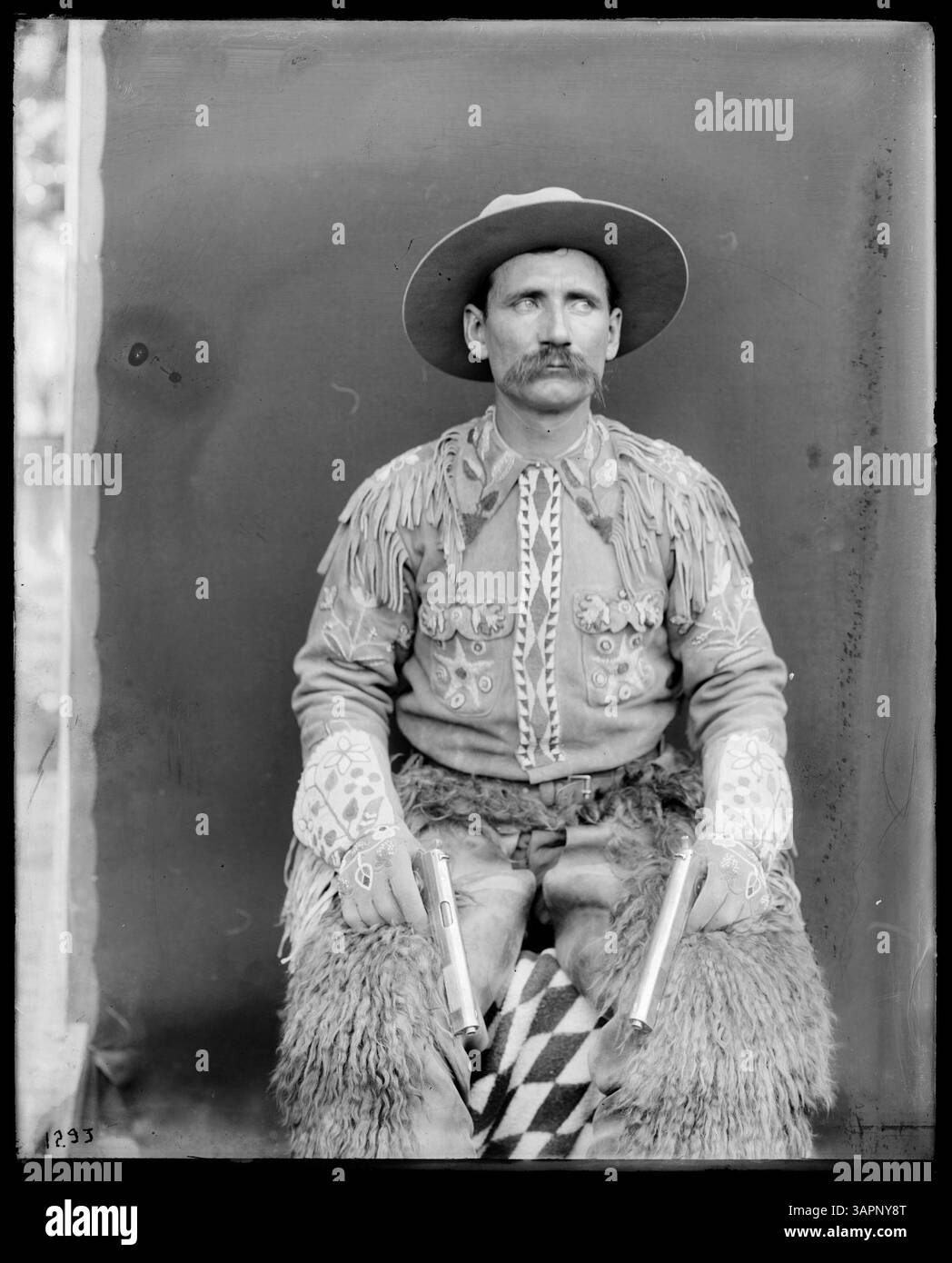 A portrait photograph from Lee Moorhouse showing Munshang the cowboy in ...