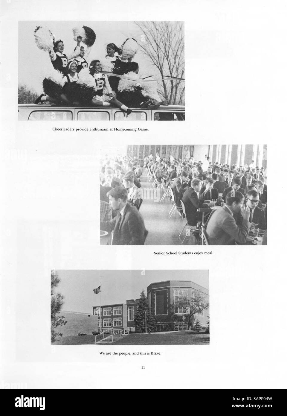 This high school yearbook from the 1964-1965 academic year features ...