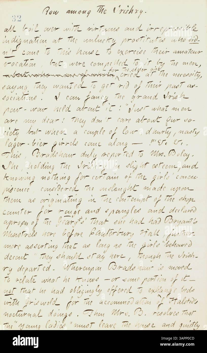 A passage from the diaries of Thomas Butler Gunn, Volume 18, from ...