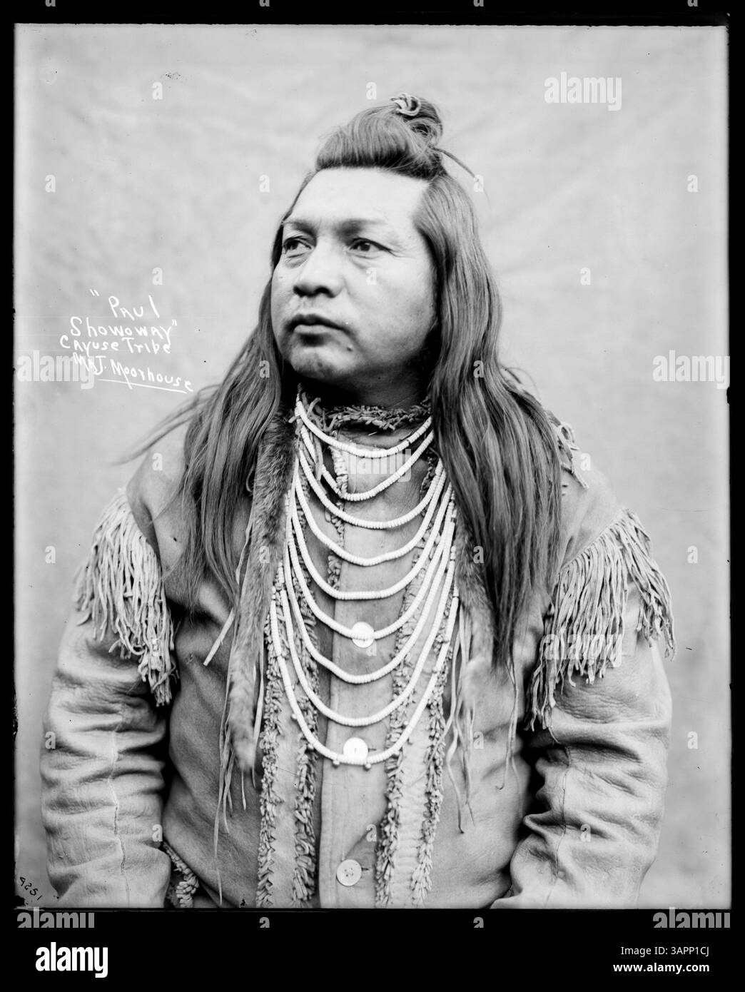 Lee Moorhouse captured Paul Showoway, a Cayuse Indian, in traditional ...