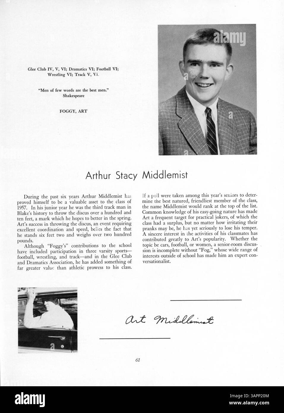 This 1957 high school yearbook captures the students, teachers, clubs ...