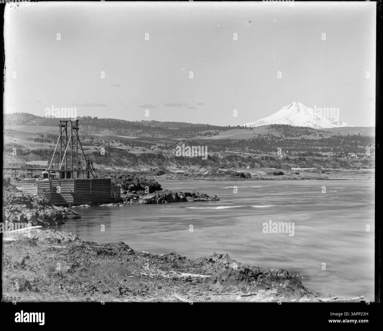 This photograph by Lee Moorhouse captures fish wheels set in the ...