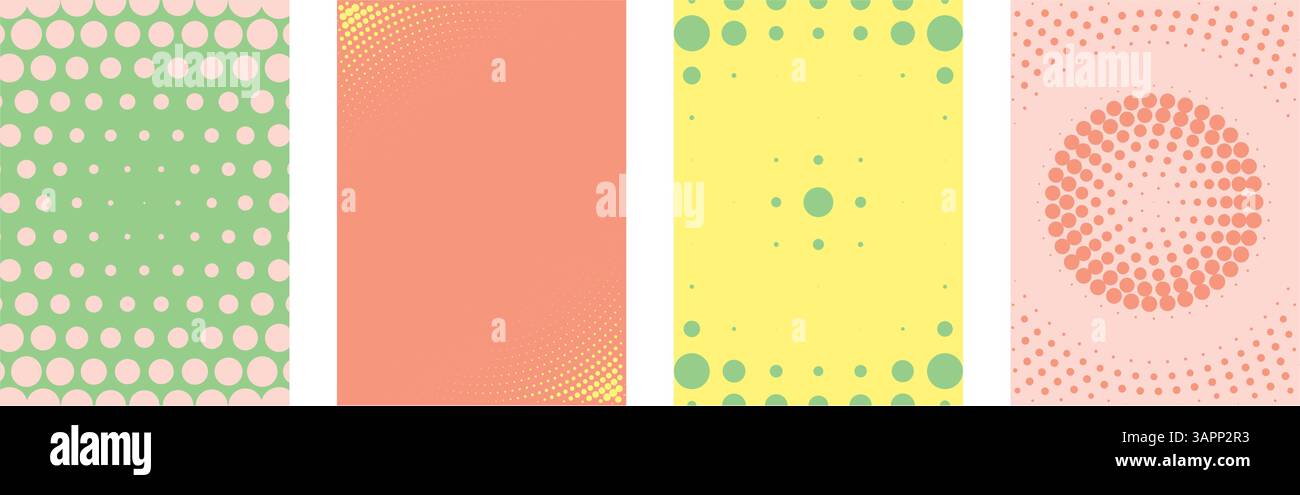 Modern covers template design. minimal halftone gradients for ...