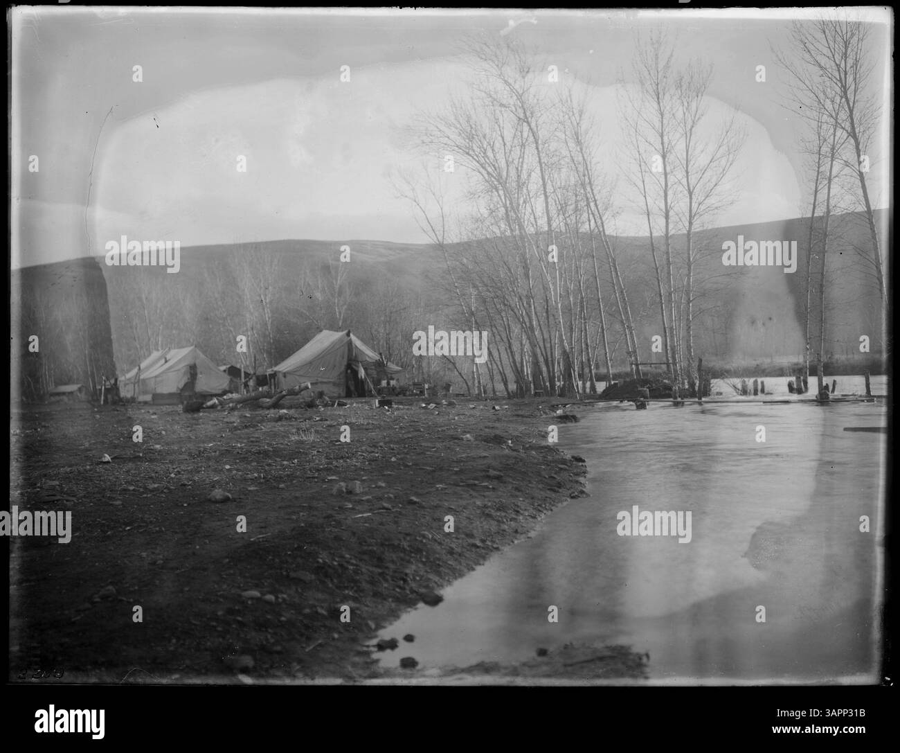 This photograph depicts construction scenes at Coe Dam and Furnish ...