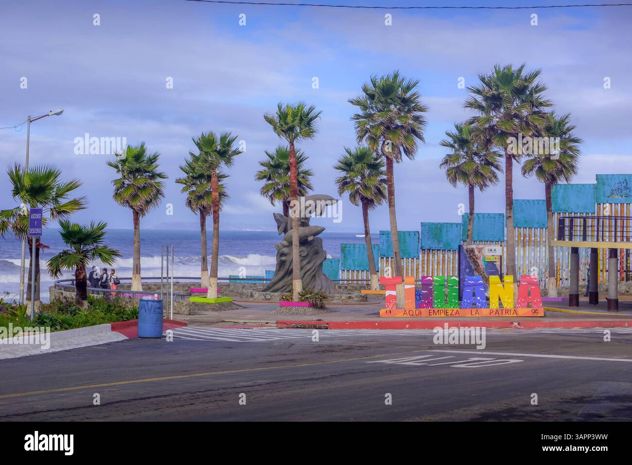 The iconic "Tijuana" letters welcome visitors to this dynamic Mexican ...