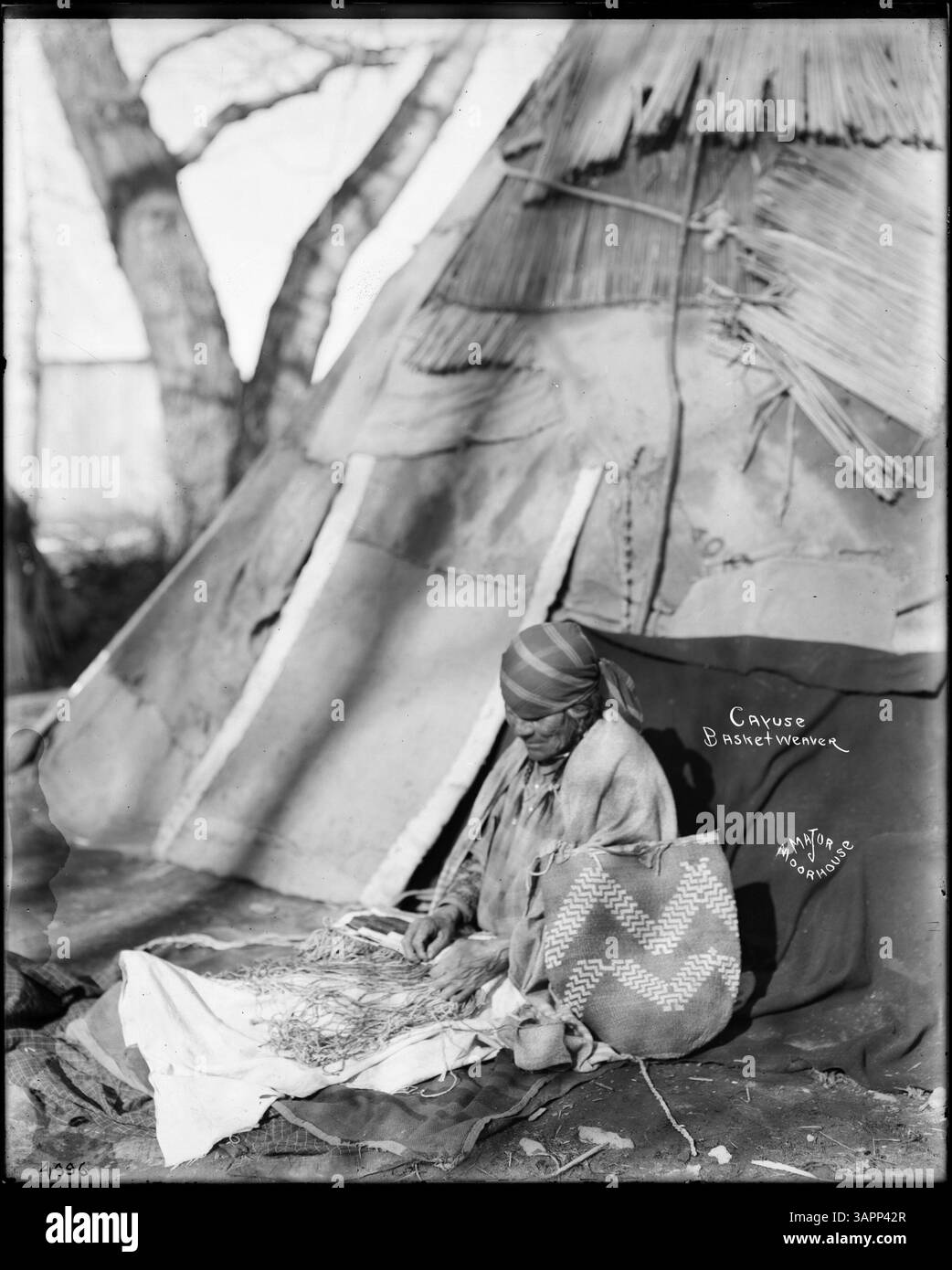 A photograph from the Lee Moorhouse collection shows Jemima, a Cayuse ...