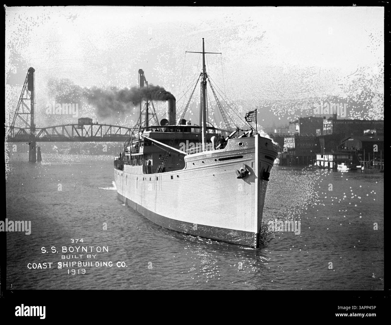 The photograph 'PH037 b122 Z01410' from Angelus Studio shows the SS ...