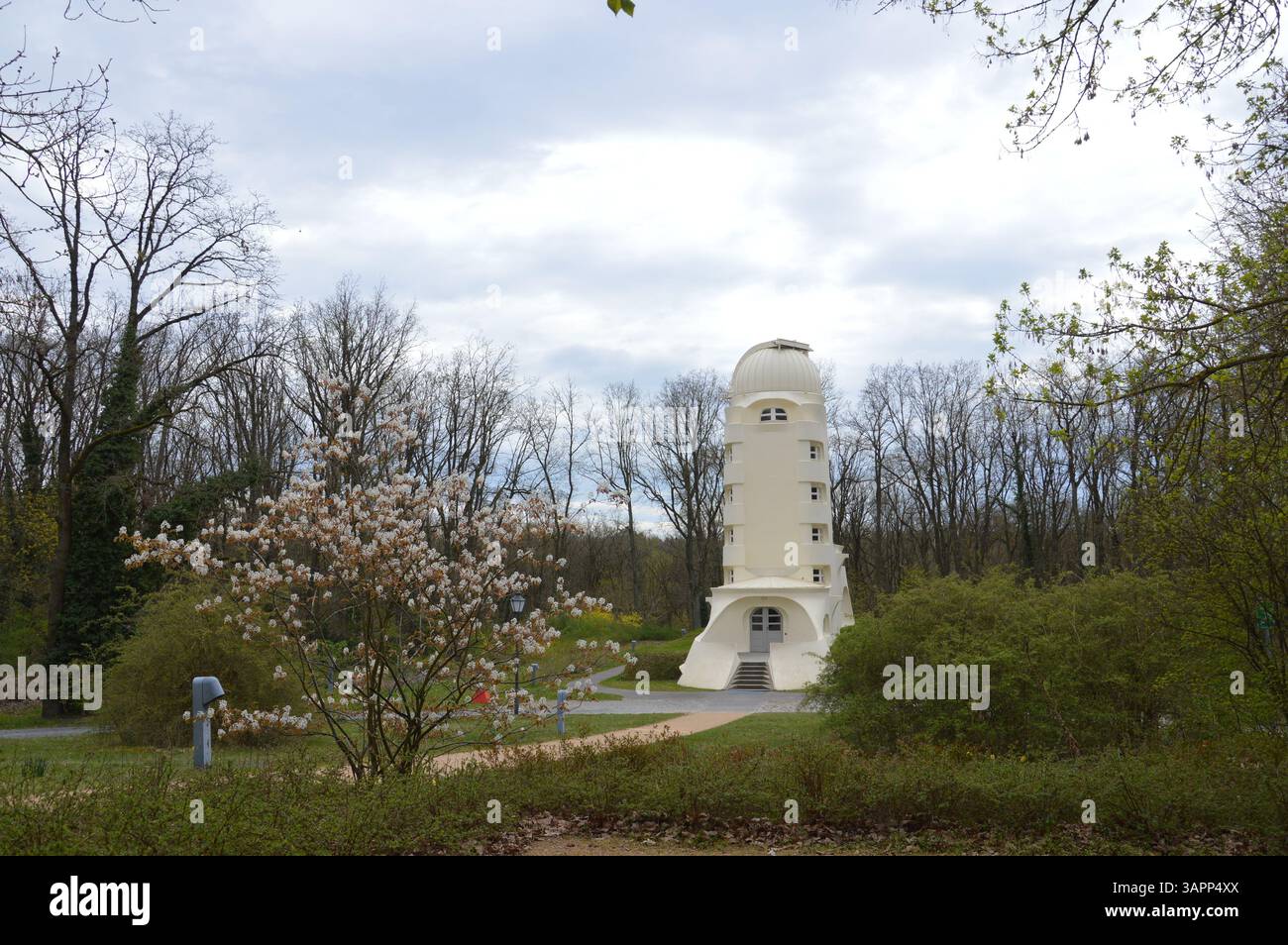 Berlin, Germany - April 13, 2025 - The Einstein Tower (Einsteinturm) in ...