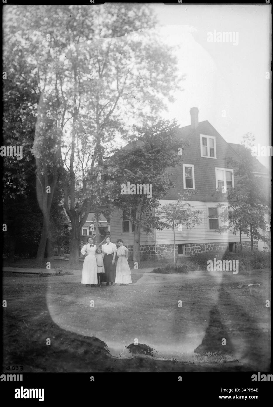 Photograph by Lee Moorhouse showing residences in Pendleton. The image ...