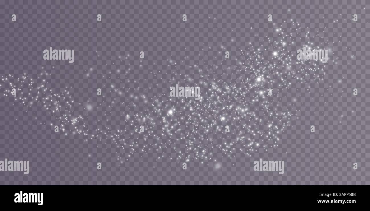 Sparkling Glitter Dust Overlay on a Transparent Background for Stunning ...