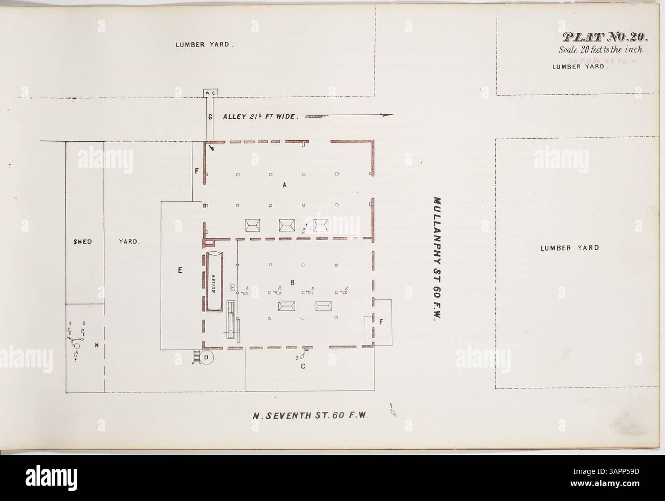 This page from A. Whipple & Co.'s insurance maps from 1872 provides details of the St. Louis ...