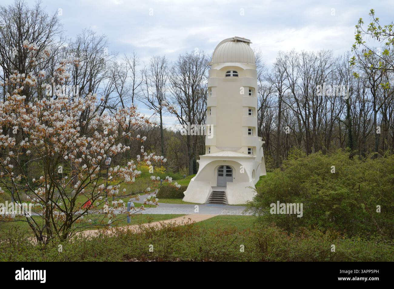Berlin, Germany - April 13, 2025 - The Einstein Tower (Einsteinturm) in ...