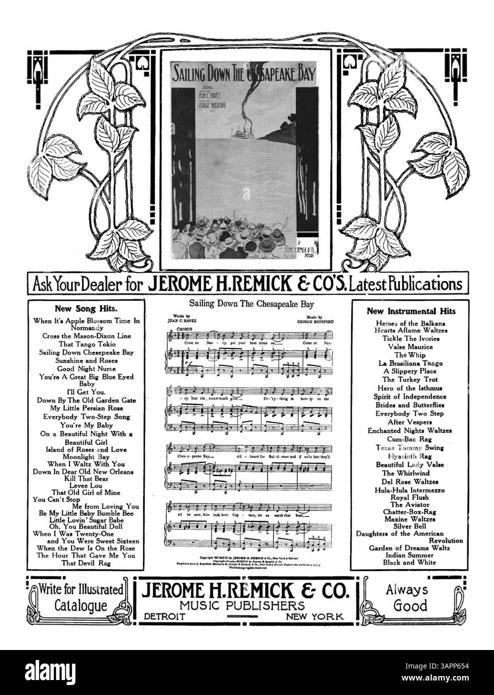 A publication featuring the song 'Just a Chain of Daisies', with full ...