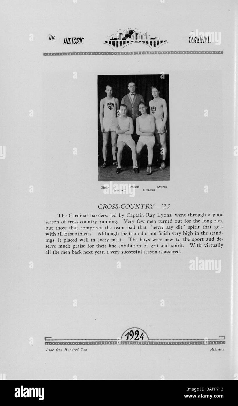 The 1924 'Cardinal' yearbook showcases the social, academic, and ...