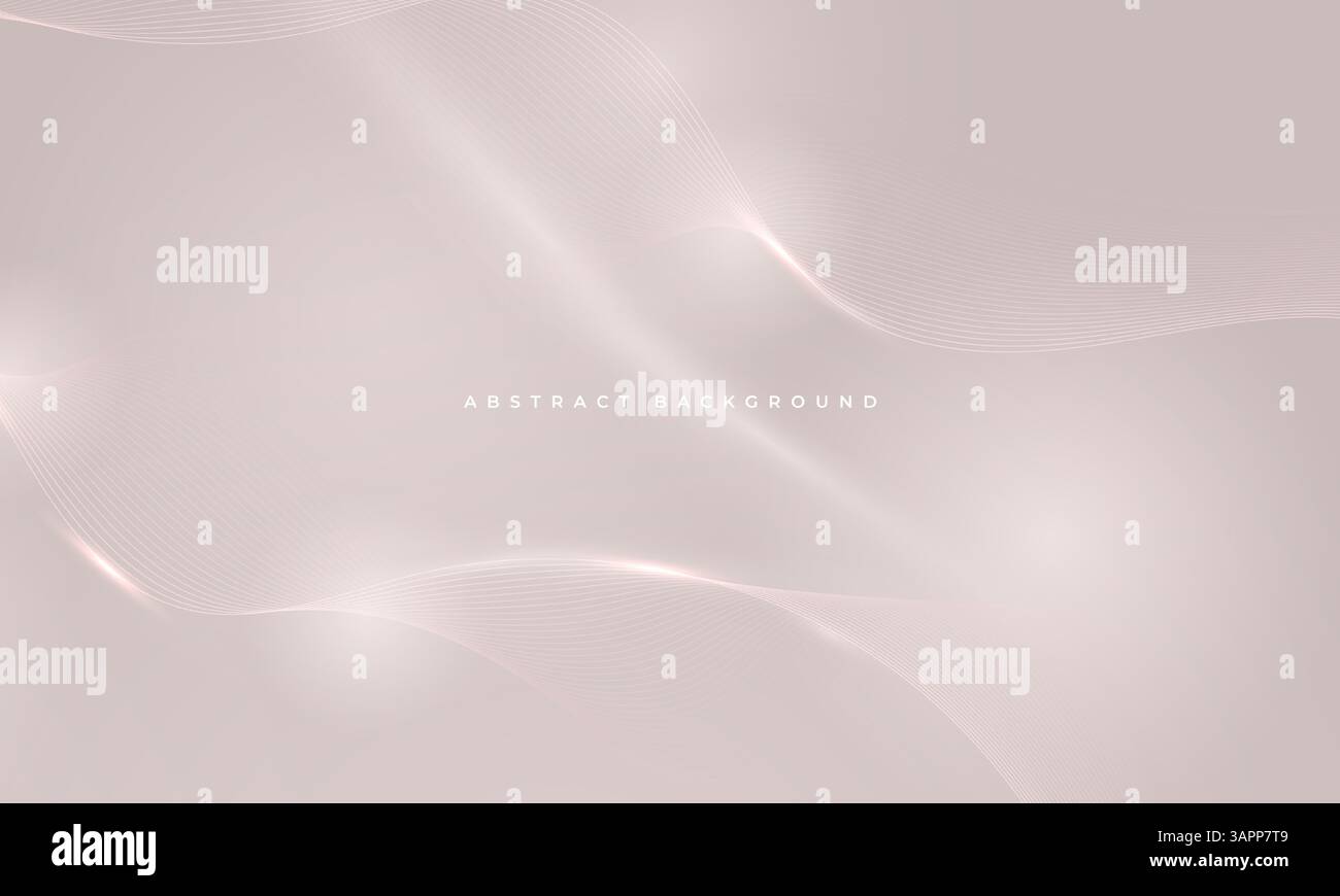 Abstract soft color vector background with glowing wavy lines Stock ...