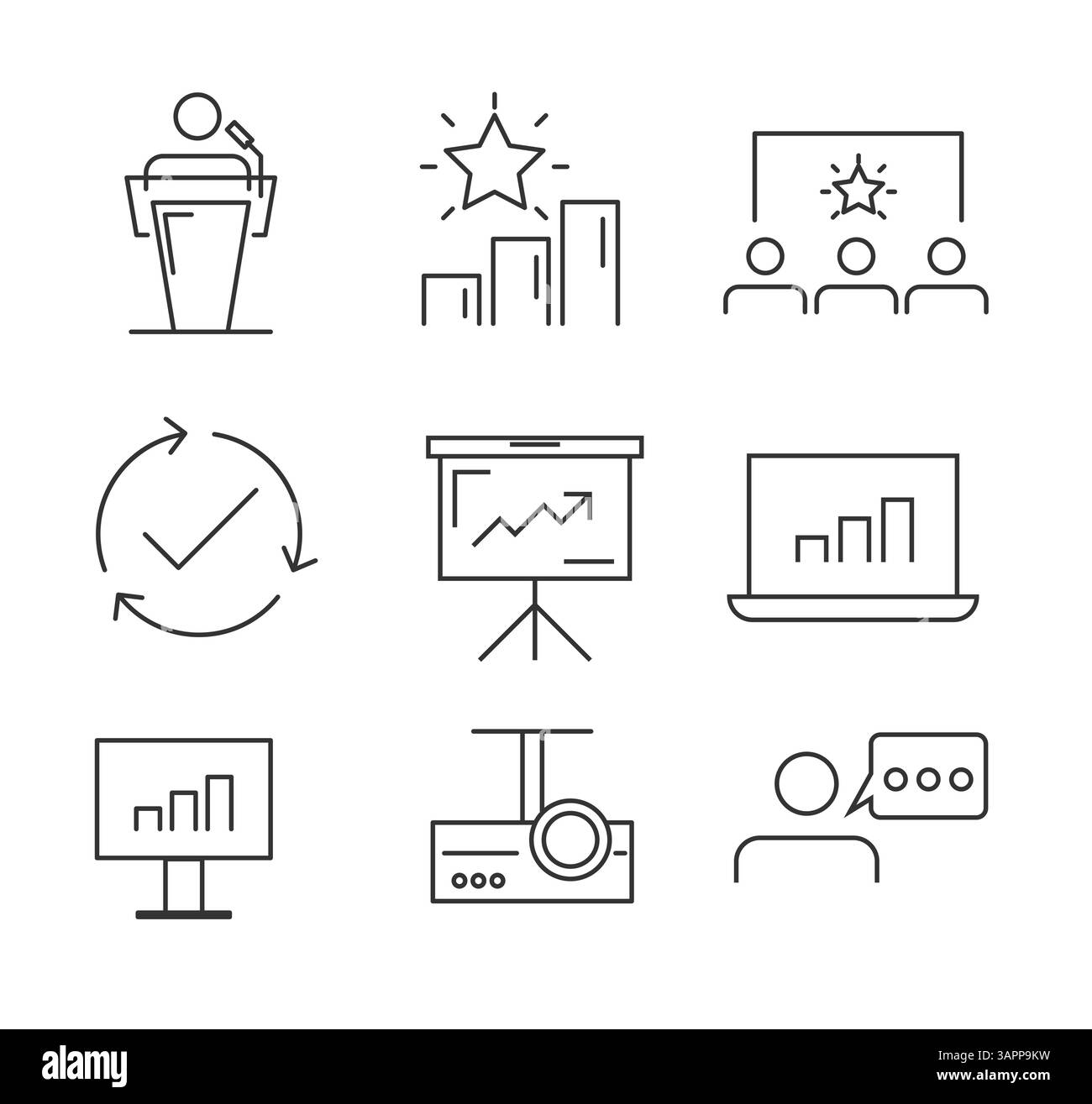 Business conference presentation audience Cut Out Stock Images ...