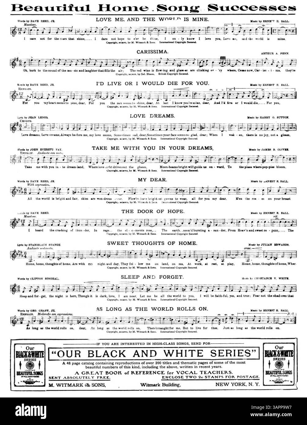 Sheet music cover for 'Barney McGee's making sheep's-eyes at me' by ...