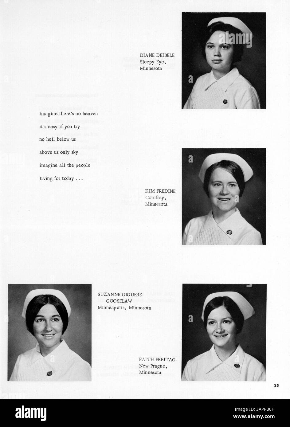 This 1972 yearbook from Hennepin General Hospital School of Nursing ...