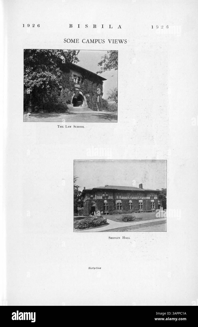 'Bisbila' 1926, the University High Yearbook, serves as a historical ...