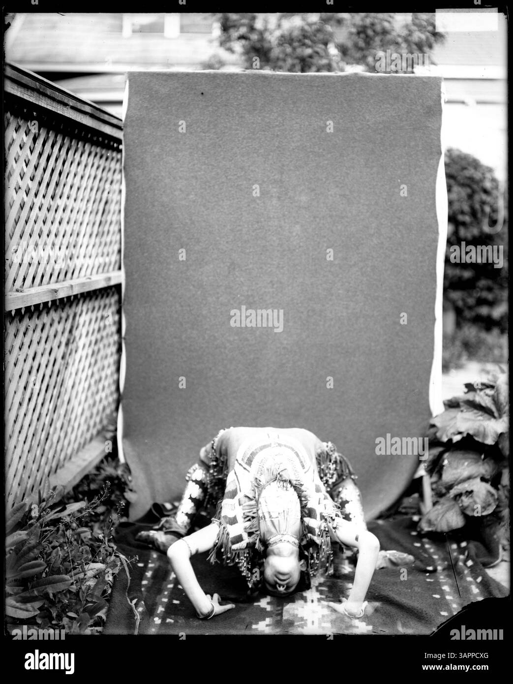 Photograph of a female circus contortionist, part of the University of ...