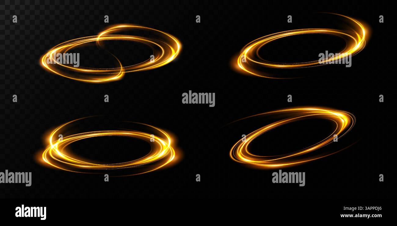 Explore Dynamic Golden Swirls and Stunning Light Effects Perfect for Your Media Projects Stock ...