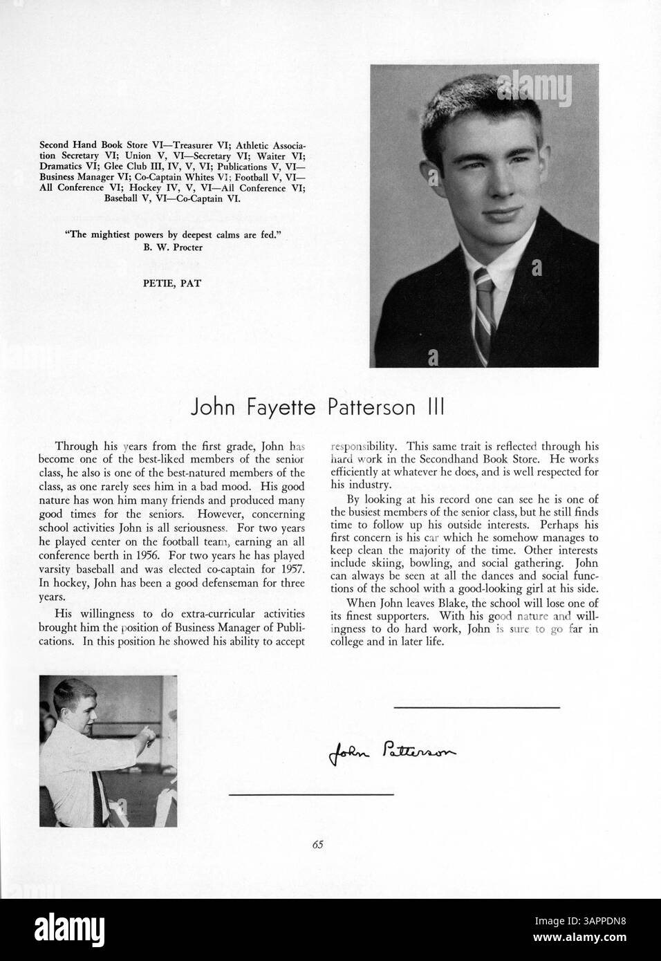 This 1957 high school yearbook captures the students, teachers, clubs ...