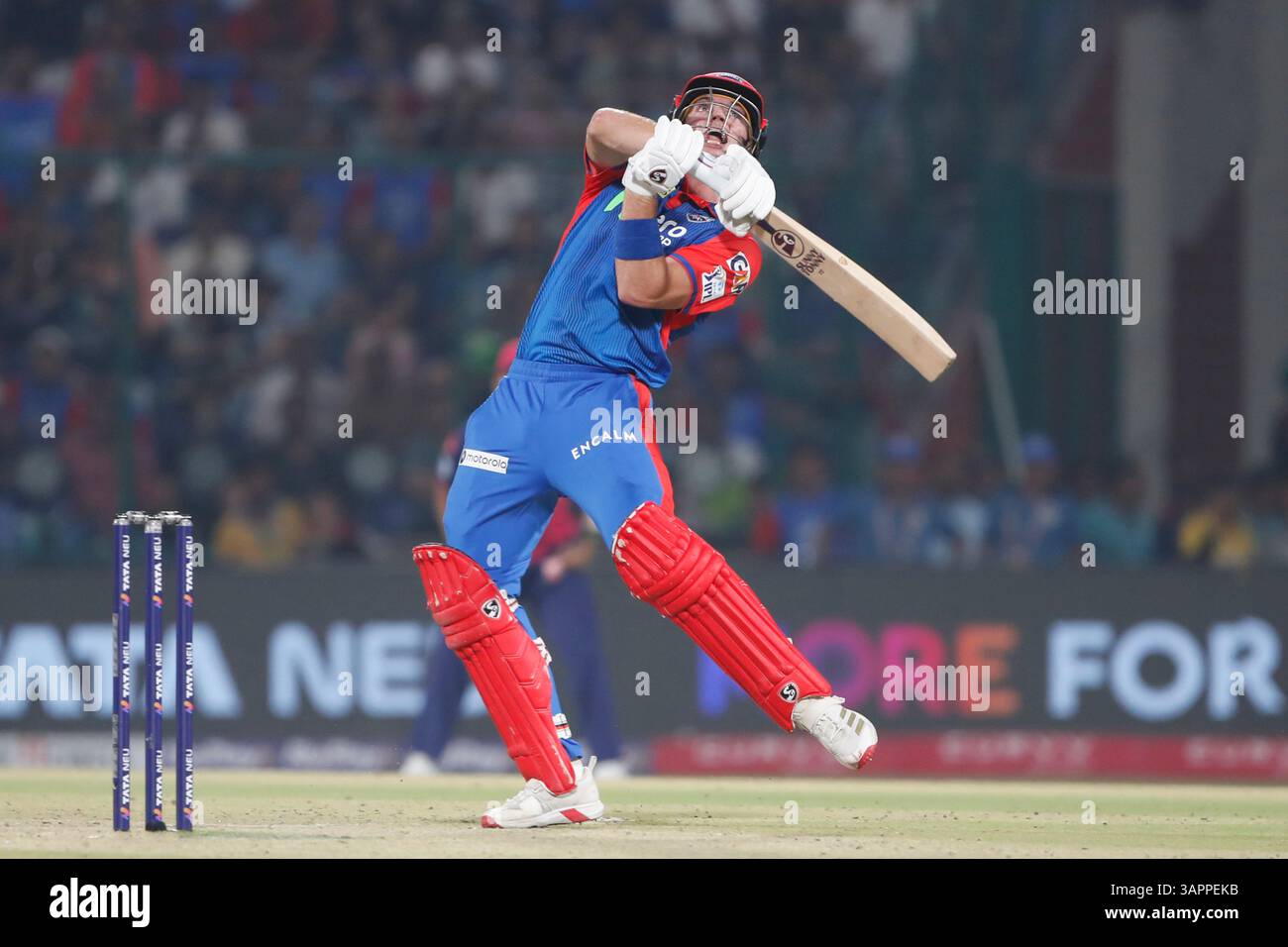 DELHI, INDIA - APRIL 16: Tristan Stubbs of Delhi Capitals play shots ...