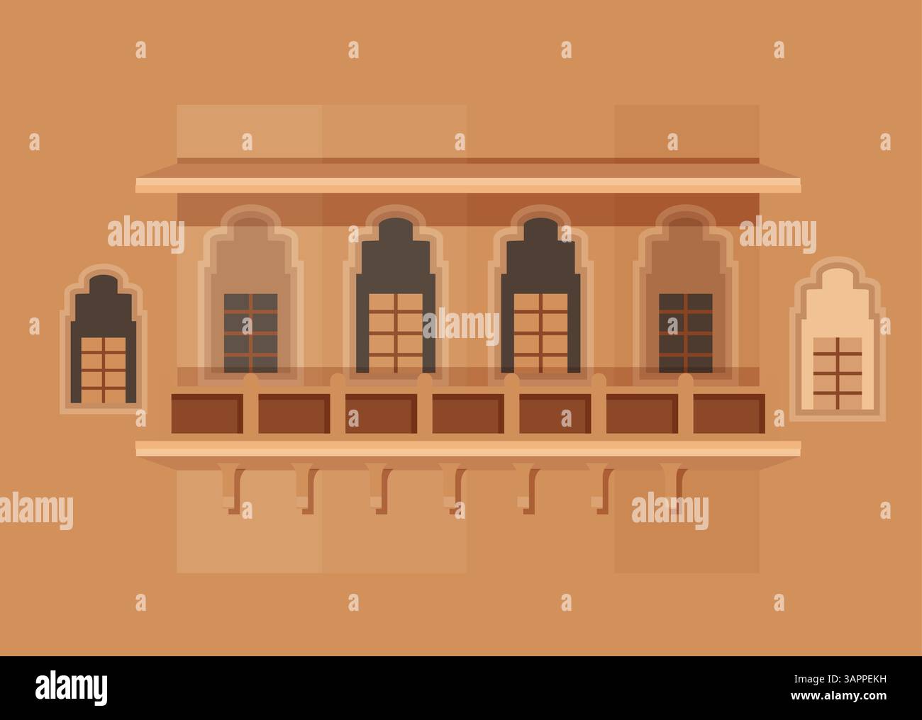 Historic building festive Stock Vector Images - Alamy