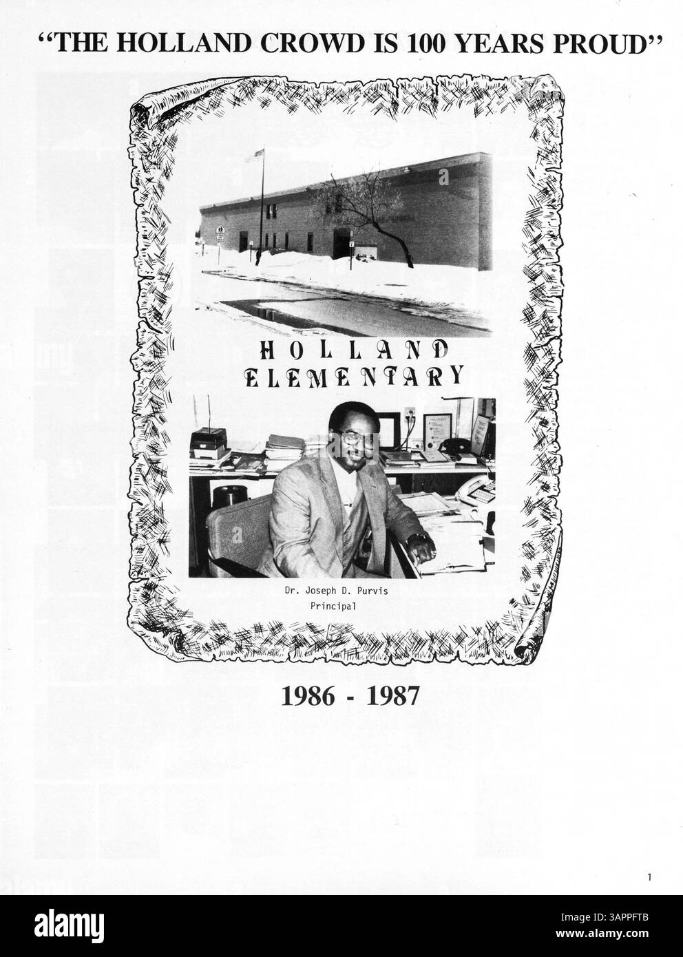 The 1987 Holland Elementary Yearbook highlights the achievements of ...